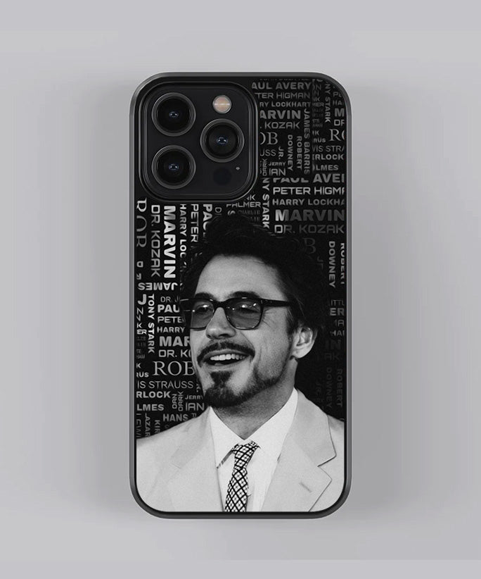 Tony Stark - Robert Downey Premium Glass Case
