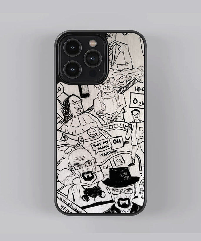 breaking bad drawing premium case