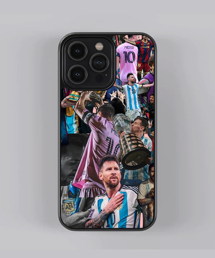 messi collage iconic moments premium case